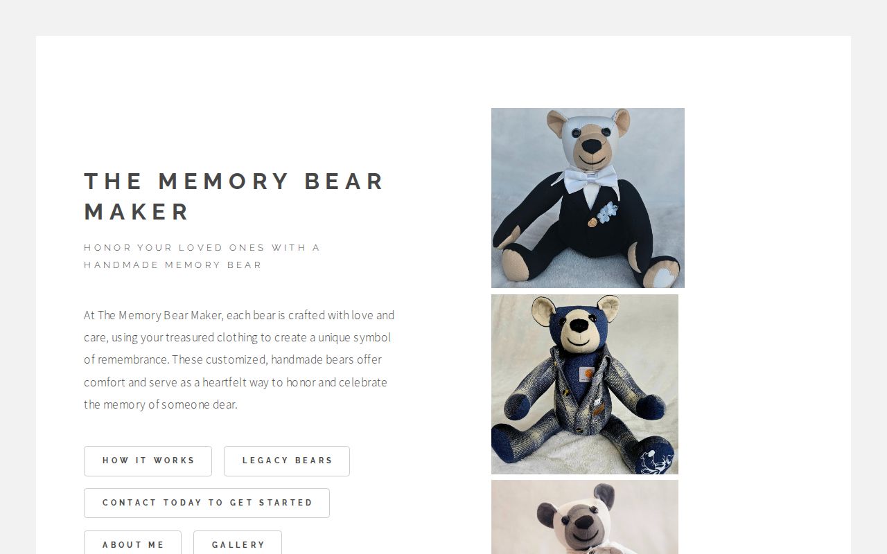 The Memory Bear Maker